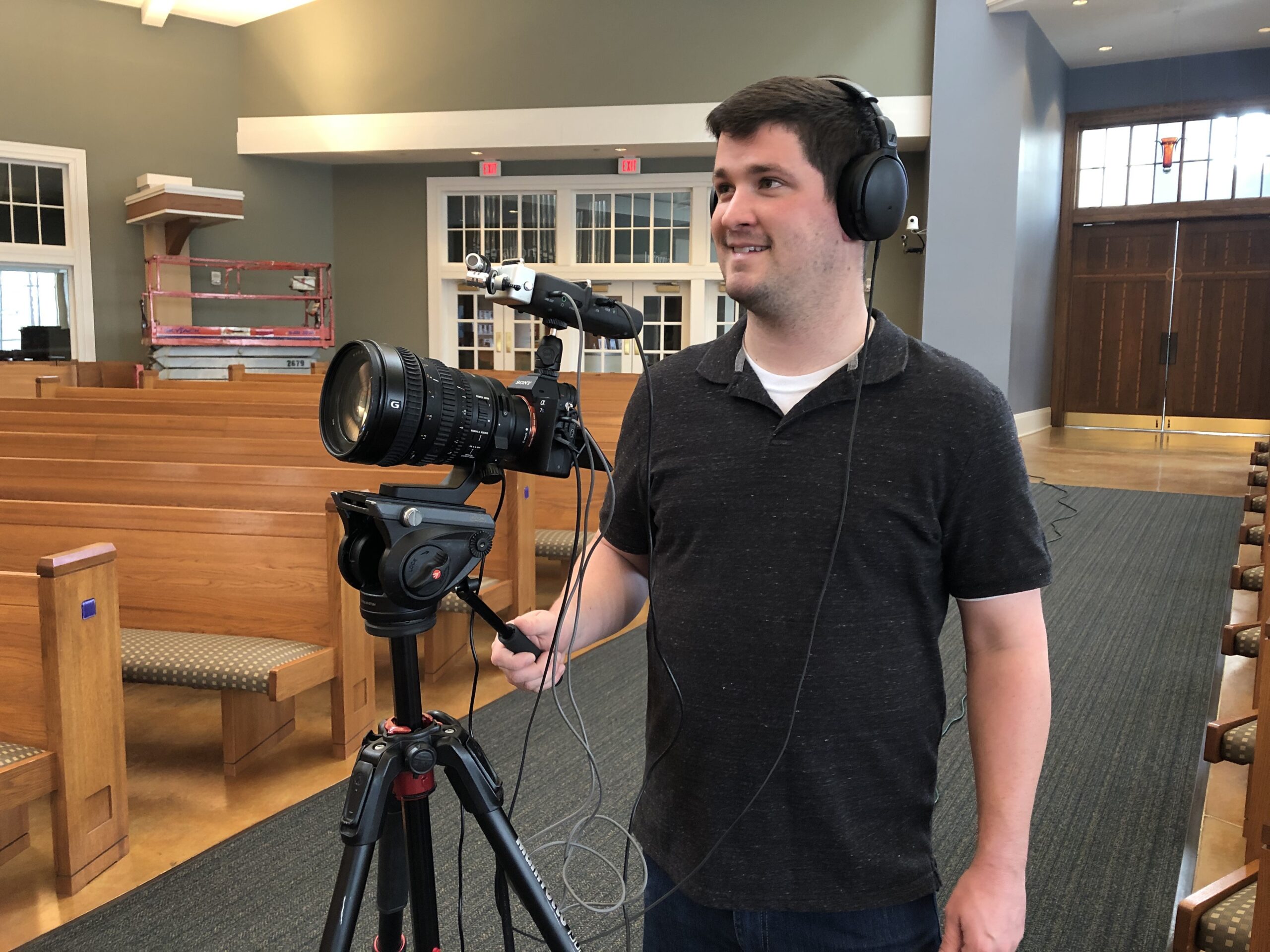 Behind the scenes: Filming worship - St. Paul Lutheran Church Quad Cities